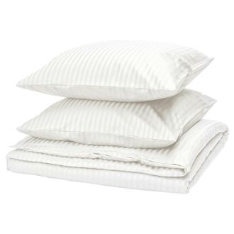 IKEA NATTJASMIN Bettw&auml;sche-Set, 3-teilig