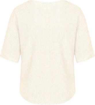 bianca Strickpullover OLINDE in sommerlichem B&auml;ndchengarn und Trendfarbe