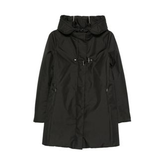 Fay Femme, Manteaux, Noir, Taille: 38 FR Parkas