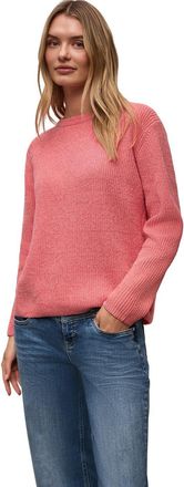 Street One Chenille Pullover Striking Coral 44