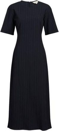 Thinking Mu Robe longue &agrave; ouverture dos Kina en coton