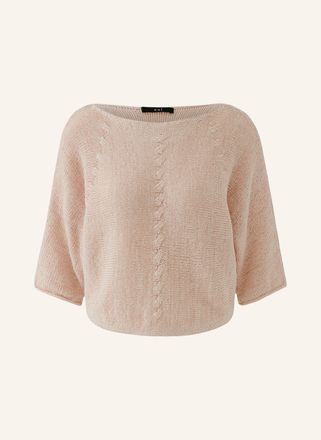 Oui Strickshirt Mit 3/4-Arm orange