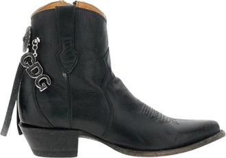 Comme Des Gar&ccedil;ons Femme, Chaussures, Noir, Taille: 38 1/2 EU Mexicana Charm-Appliqu&eacute; Ankle Boot