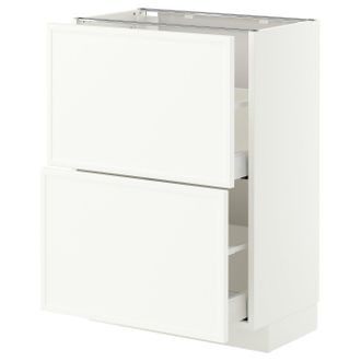 IKEA METOD / MAXIMERA Unterschrank mit 2 Schubladen