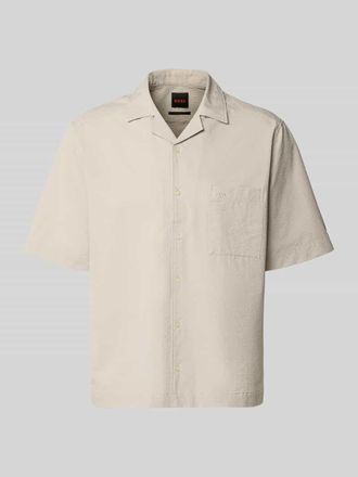 Boss Orange by Hugo Boss Relaxed Fit Freizeithemd mit Seersucker-Verarbeitung Modell LAPISY_M