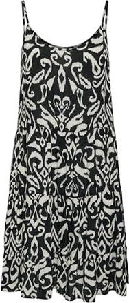 Only Onlmaj Life S/L AOP Robe Courte WVN Noos, Noir, XXS Femme