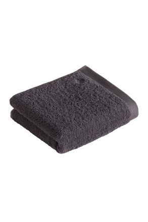 Vossen Handtuch High Line, Graphit, Textil, Uni, 50x100 cm, Made in Austria, Oeko-Tex Standard 100, saugf&auml;hig, Aufh&auml;ngeschlaufe, angenehm weich, hochwertige 