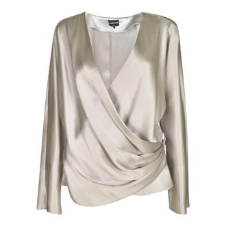 Giorgio Armani Bluse - - Blouses & Shirts - Damen - Grau - XL