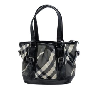 Burberry Pre-owned Nylon sacs-main - Femme - Pre-owned - Gris - Taille: ONE Size