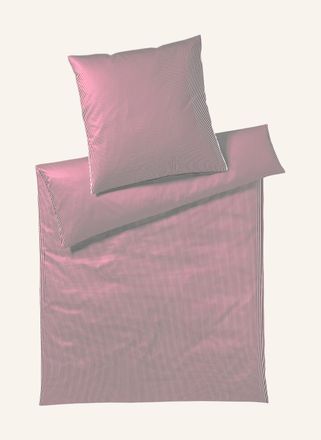 Elegante Elegante Bettw&auml;sche Hamburger Streifen rosa