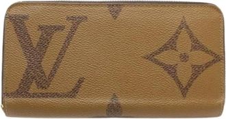 Louis Vuitton Portefeuille long (bi-pli) Pre-owned - Femme - Pre-owned - Brun - Taille: ONE Size