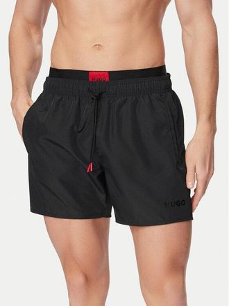 HUGO BOSS Badeshorts Galaxy Swim 50561128 Schwarz Regular Fit