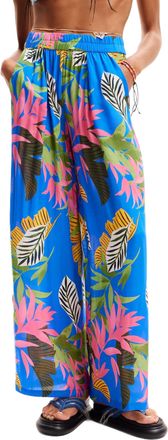 Desigual Womens Swim_Pant Tropical Part Bikini Bottoms, Blue, XX-Large