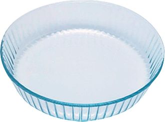 Pyrex Bake & Enjoy Glass Fluted flan dish Hohe Widerstand 26 cm