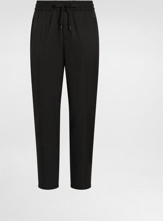 Dolce & Gabbana Jogginghose Aus Leichtem Nylon - Mann Hosen Und Shorts Schwarz 54