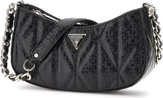 Guess Aldina Top Zip Shoulder Bag Black