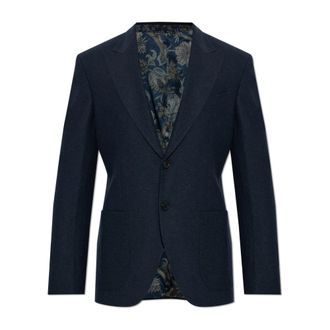 Etro Sakko mit doppeltem Schlitz - - Jackets - Herren - Blau - M