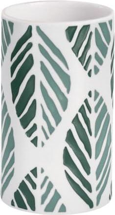 Kleine Wolke Zahnputzbecher Leaf, Accessoires, Farbe Pacific, Material: Steinzeug