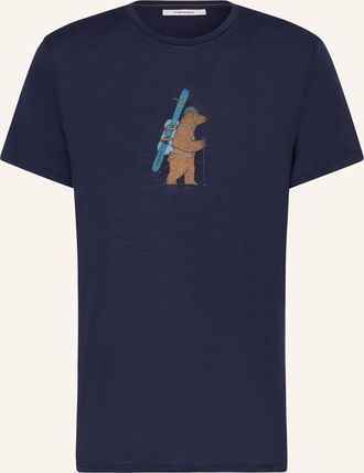 Icebreaker T-Shirt Aus Merinowolle blau