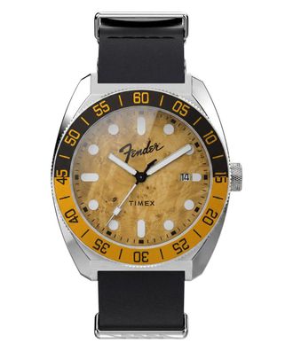 Timex Fender Telecaster Schwarz Herren Armbanduhr TW6A14600