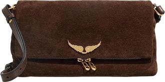 Zadig&Voltaire Crossbody Bags - Rocky Ii Suede - Gr. unisize - in Braun - f&uuml;r Damen