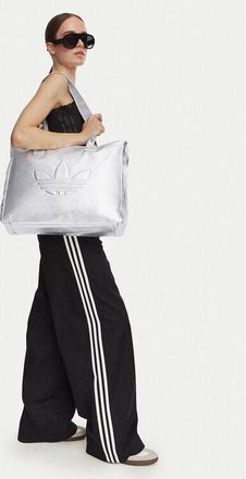 adidas Handtasche Shopper Metallic Pu Bag KR1566 Silberfarben