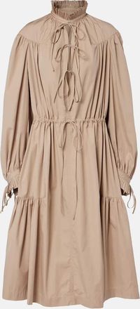 Dries Van Noten Hemdblusenkleid aus Baumwolle