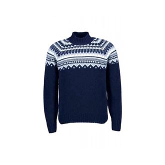 Gran Sasso Rollkragenpullover - - Knitwear - Herren - Blau - M