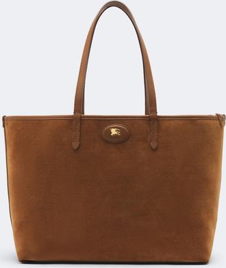 Burberry Wendbare Tote Bag Bloomsburry Medium aus Veloursleder