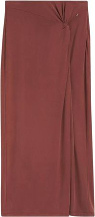 HUGO BOSS Femme, Jupes, Rouge, Taille: 36 FR C_Enature Jersey Maxi Skirt