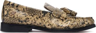 Tommy Hilfiger Mokassins Tommy Hilfiger Th Loafer Tassel Snake FW0FW09500 Beige