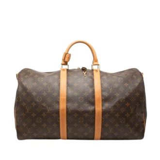 Louis Vuitton Pre-owned Keepall Bandouliere 50 - - Pre-owned - Damen - Braun - ONE SIZE