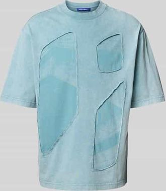 A-Cold-Wall* T-Shirt mit geripptem Rundhalsausschnitt