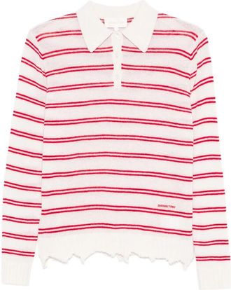 Shushu/Tong Striped Polo Top