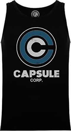 Fabulous D&eacute;bardeur Homme 100% Coton Noir Capsule Corp. Geek Jeux Video Serie Film