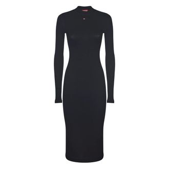 Diesel Femme, Robes, Noir, Taille: 36 FR Robes Microdiv