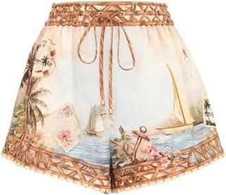 Zimmermann Femme, Shorts, Multicolore, Taille: 36 FR Short H26