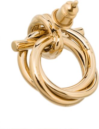 Ferragamo Gancini Torchon Earrings - Gold
