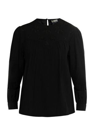 Dreimaster Dreimaster Langarmbluse Damen schwarz