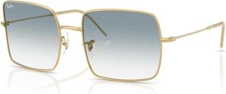 Ray-Ban Femme, Accessoires, Jaune, Taille: 54 MM Square Reverse Lunettes de soleil