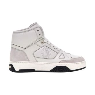 Roberto Cavalli Femme, Chaussures, Blanc, Taille: 41 EU Baskets Montantes Blanches Femme Italie