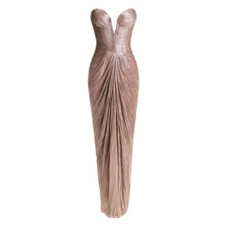 Maria Lucia Hohan Femme, Robes, Rose, Taille: 40 FR Alessandra Strapless Maxi Dress