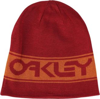 Oakley Herren Thermonuclear Protection Reversible Beanie-Mütze, Eisen Rot, Einheitsgröße
