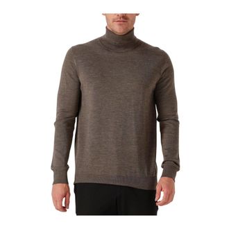 Stefano Lauran Brauner Strickpullover f&uuml;r M&auml;nner - - Knitwear - Herren - Braun - M