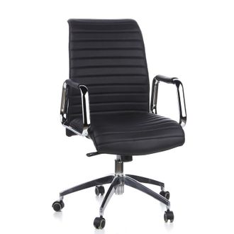 hjh OFFICE B&uuml;rostuhl / Chefsessel ASPERA 10 Nappaleder schwarz hjh OFFICE