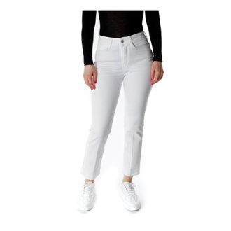 Drykorn Femme, Pantalons, Blanc, Taille: W25 L32 Pantalon Cropped Slim-fit
