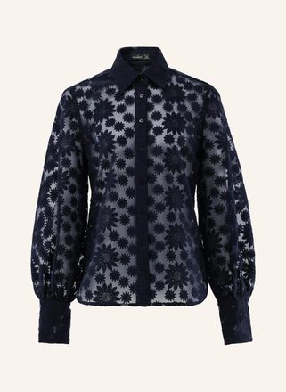 van Laack Van Laack Bluse Modern Fit blau