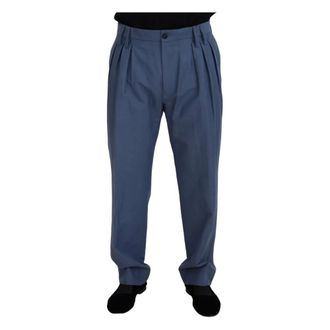 Dolce & Gabbana Homme, Pantalons, Bleu, Taille: XL Chinos