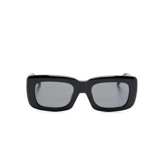 The Attico Schwarze Sonnenbrille - - Accessories - Damen - Schwarzk - ONE SIZE