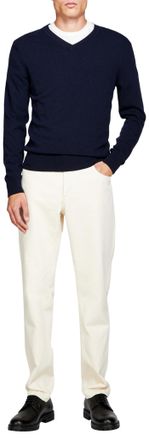 Sisley Sisley V Neck Sweater L/S